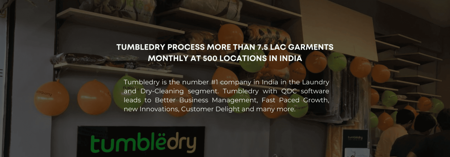 Tumbledry Anuj | Quick Dry Cleaning Software
