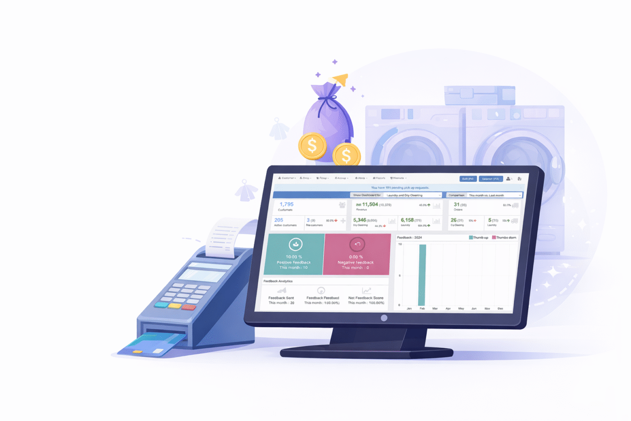 Laundromat POS Software: Key Features and Benefits | Quick Dry Cleaning ...